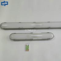 China Industrial Tri-Proof batten light dimmable warehouse Compact LED Betten Light 1200mm CE SAA approved tri-proof linear light fixture With Sensor PC Housing vapor proof lED luminaires for sale