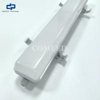 China CE SAA approved 1200mm commercial/industrial LED Batten Light fixtures Surface Mount weatherproof lED lighting fixture With Emergency battery vapor proof lED light fittings for sale