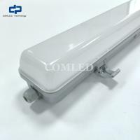 China CE SAA C-Tick 5 years warranty industrial LED batten lights Warehouse 18w vapor tight light fixture IP65 weatherproof Batten Light 600mm linear LED lights for parking lots for sale