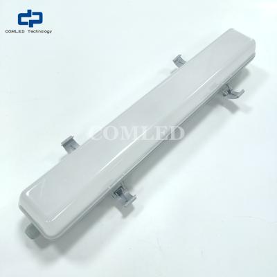 China CE SAA C-Tick approved LED batten light IP65 triproof Emergency battens industrial weatherproof Batten Light fixture for parking lot , warehouse , tunnel for sale