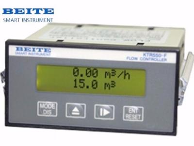 China KTR550-F Flow Totalizer Pulse Input 100-220VAC LCD Display Panel Mount for sale