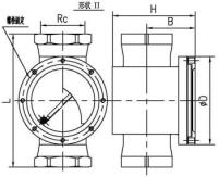 China Sight Flow Indicator 304 Stainless Steel Water Flow Indicator for sale