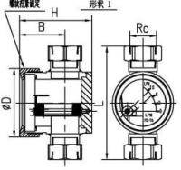 China Sight Flow Indicator 304 Stainless Steel Water Flow Indicator for sale
