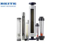 China Glass Tube Rotor Flow Meter Corrosion Resistance Range Ratio 10:1 DN2 to DN100 for sale