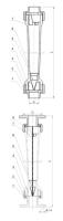 China Flowmeter Rotameter Flowmeter Plastic Tube Flowmeter 300-3000L/H Water Flowmeter for sale