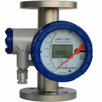 China Metal Tube Rotameter Flow Meter 10:1 Range Ratio LCD Display for Gas Liquid for sale