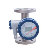 China Metal Tube Rotameter Flow Meter 10:1 Range Ratio LCD Display for Gas Liquid for sale