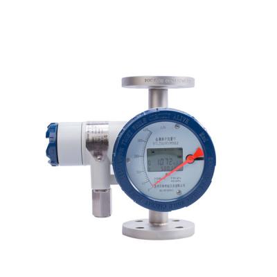 China Battery Powered Metal Tube Rotameter Flow Meter 12-24 Months Life 24VDC for sale
