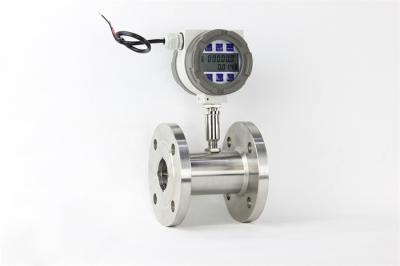 China Liquid Turbine Flow Meter DN50 Stainless Steel 0.5 Accuracy Pulse Output for sale