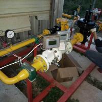 China Temperature and Pressure Compensated Gas Turbine Flow Meter DN40 5-50m3/h Natural Gas Flow Meter for sale