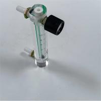 China Oxygen Bar Flow Meter 3-30lpm Oxygen Air Gas Flow Meter With Valve for sale