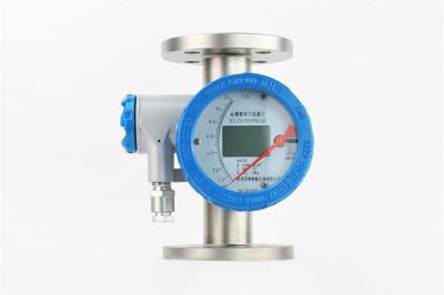 China Metal Tube Rotameter Flow Meter IP65 Water Flow Rate 16-150000 l/h 4-20mA Output for sale