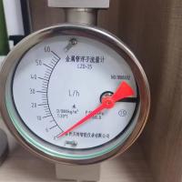 China Sanitary Metal Tube Rotameter Flow Meter 4-20mA Output 10:1 Range Ratio for Liquid Gas for sale
