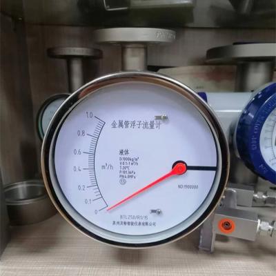 China Metal Tube Rotameter Nitrogen Flow Meter 4-20mA Output 10:1 Range Ratio for sale