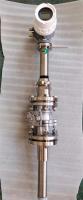 China High Temperature Insertion Electromagnetic Flow Meter DN50 DN100 RS485 HART for sale