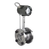 China Steam Gas Vortex Flowmeter IP65 Frequency Output 1.0% Accuracy for sale