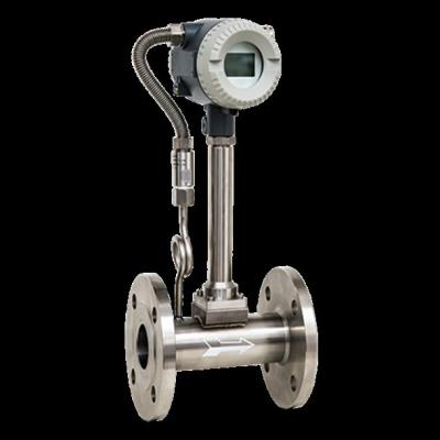 China Inline Vortex Flow Meter IP65 Gas Liquid Vapor Measurement 0-1.5% Accuracy 316L Sensor for sale
