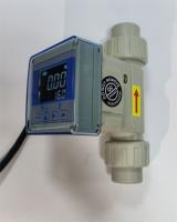 China Plastic Impeller Flow Meter DN15-DN50 for Semiconductor Water Treatment 4-20mA RS485 for sale