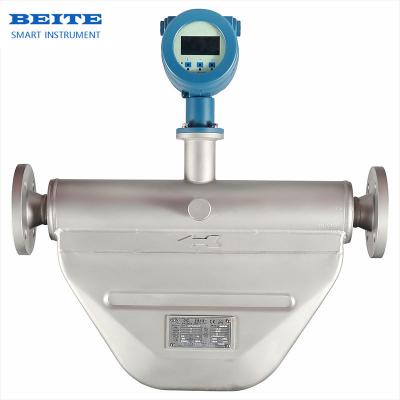 China High Precision Coriolis Mass Flowmeter 316L High Temperature Type -50~350℃ for sale