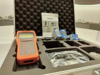 China Handheld Ultrasonic Flow Meter Non-Contact 1% Accuracy Portable TOF for sale