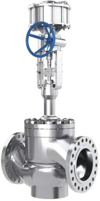 China ASME High Pressure Drops Control Valve Stainless Steel Class2500 Pressure for sale