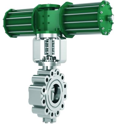 China DN450 High Pressure Drop Control Valve , Class4500 Butterfly Control Valve for sale