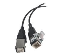 China Square Metal Plug A Upper Control Box Connector For Zoomlion Dingli Sinoboom for sale