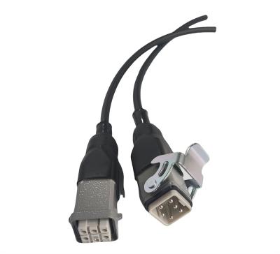 China Square Metal Plug A Upper Control Box Connector For Zoomlion Dingli Sinoboom for sale