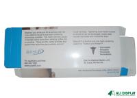 China FSC Cosmetic Paper Boxes Printing Mouth Light Stripes 145mm for sale