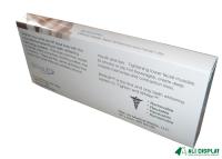 China FSC Cosmetic Paper Boxes Printing Mouth Light Stripes 145mm for sale