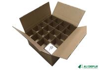 China CDR PSD Corrugated Gift Box Foldable Screen Printing 200mm Recycle for sale