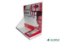 China Cosmetic 30cm Corrugated Paper Carton 300gsm Desktop E Flute Corrugated Board for sale