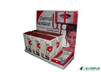 China Cosmetic 30cm Corrugated Paper Carton 300gsm Desktop E Flute Corrugated Board for sale