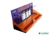 China Logo PDQ Cardboard Hook Display 300gsm Small Counter Display for sale