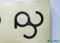 China 20mm BOPP Custom Packaging Stickers EPS CMYK Self Adhesive Vinyl Sheet for sale