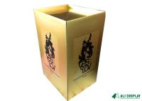 China 170cm Cardboard Pop Display Pantone Cardboard Product Display Stand for sale