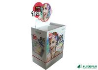 China 50cm Cardboard Dump Bins CMYK Cardboard Floor Display Stands for sale