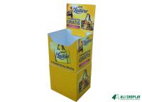 China 50cm Cardboard Dump Bins CMYK Cardboard Floor Display Stands for sale