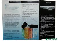 China 100gsm Instruction Booklets 120mm Pantone Book Folding Instructions for sale