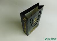China 300gsm Rope Handle Paper Bags Gift CMYK Luxury Gold Foil Logo for sale