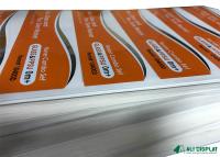 China CMYK 15mm Adhesive Label Sticker CDR Roll Custom Price Tag Stickers for sale