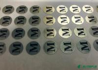 China CMYK Vinyl Adhesive Label Sticker 30mm CDR Packing Label Sticker PVC Pantone for sale