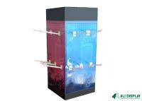China Lcd Cmyk Hook Display Stand 165cm Cardboard Floor Display Stands for sale
