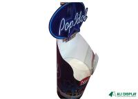 China PSD Dump Bin Display 180cm Pos Cardboard Display Light Bulb for sale