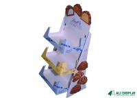 China CMYK PDQ Display Box Corrugated Cardboard Counter Display Stands for sale