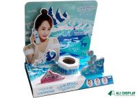 China Shelf PDQ Display Box Glossy 300gsm Cardboard Countertop Display for sale