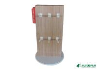 China Roating CDR Counter Display Stand 35cm Greeting Card Display Rack for sale