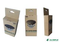 China Corrugated 150mm Cosmetic Packaging Printing 250gsm Kraft Empty Cosmetic Boxes for sale