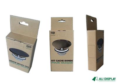 China Corrugated 150mm Cosmetic Packaging Printing 250gsm Kraft Empty Cosmetic Boxes for sale