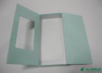 China Blue 300mm Cosmetic Packaging Boxes CMYK Printed Cosmetic Boxes for sale